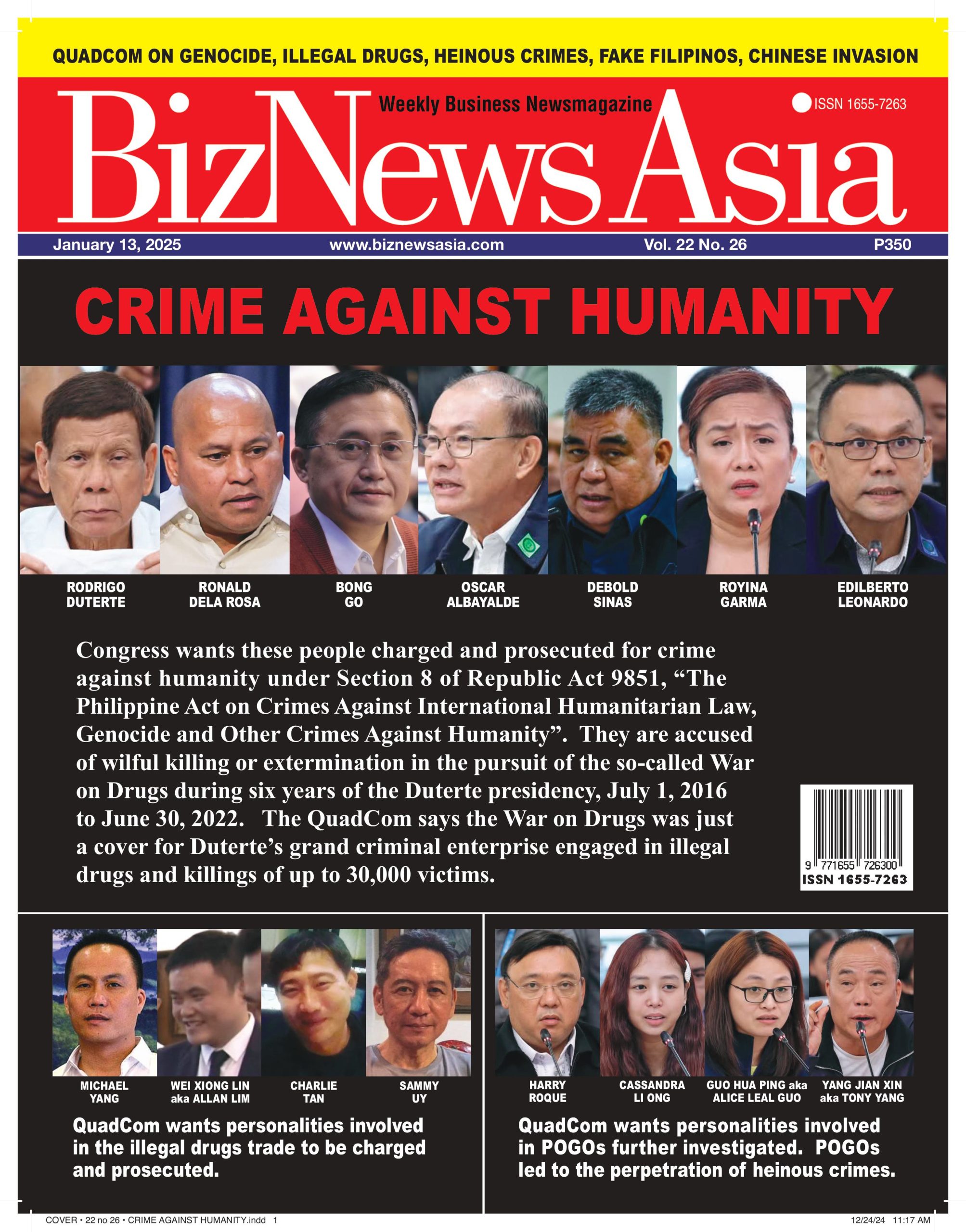 CRIME AGAINST HUMANITY – BizNewsAsia
